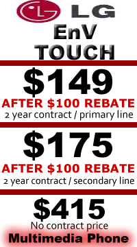 LG EnV TOUCH from The Phone Guys